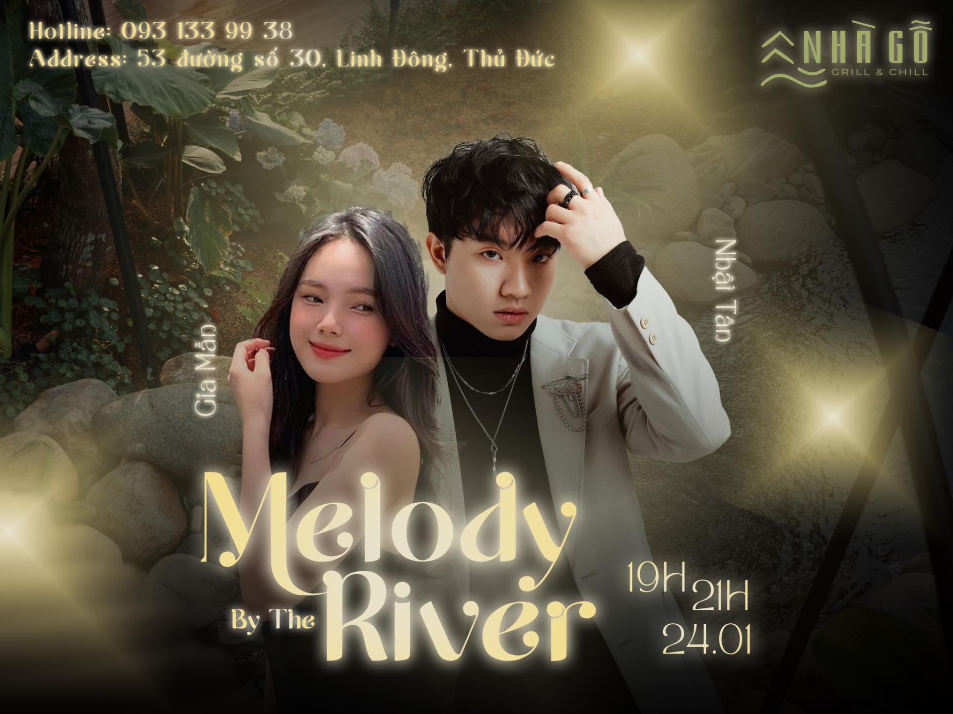 Melody By The River – NHÀ GỖ Grill & Chill